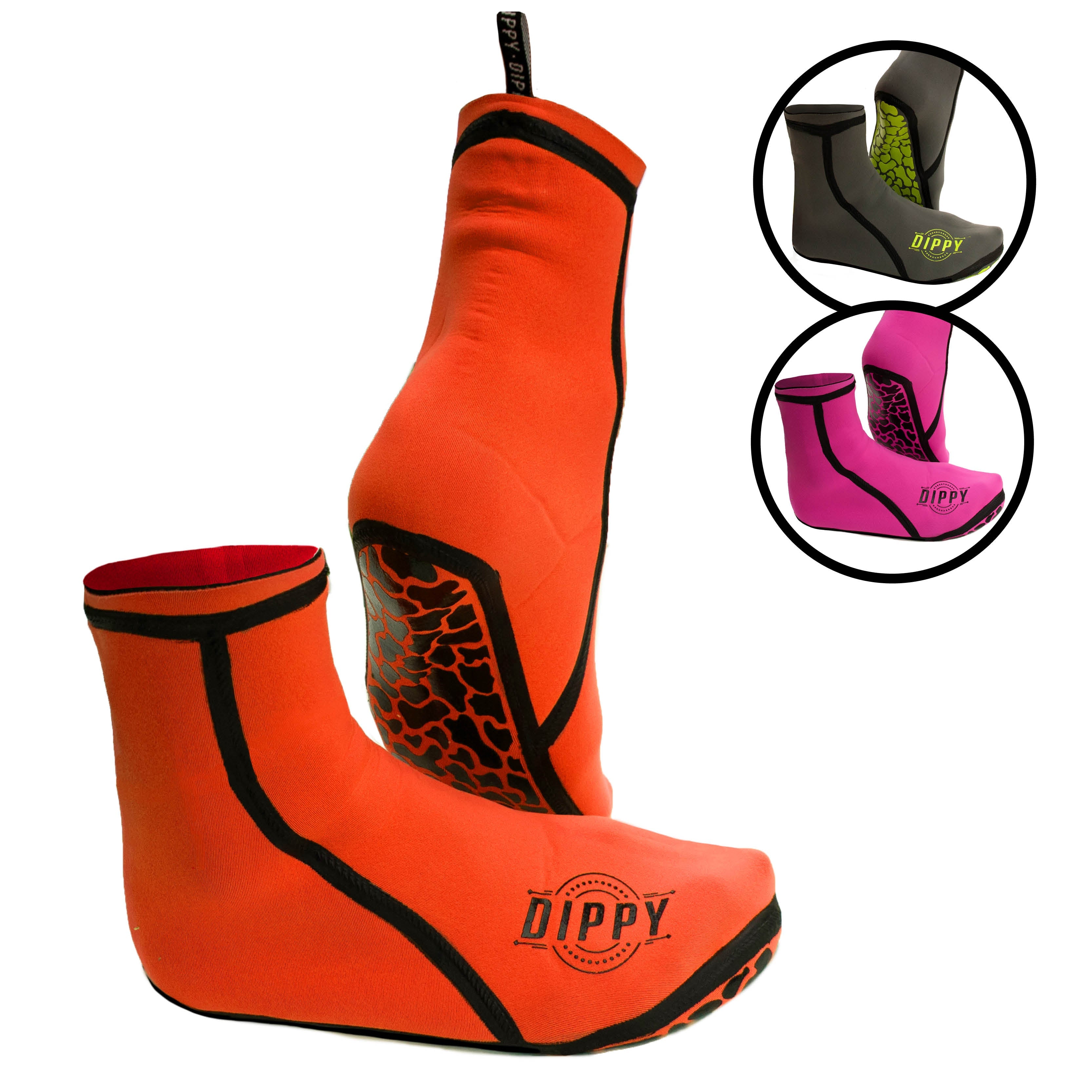 Neoprene 3MM Swim Socks - Orange – Outdoor Swimmer Shop