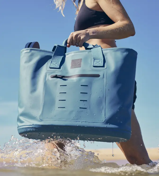Waterproof Tote Bag 33L - Storm Blue – Outdoor Swimmer Shop