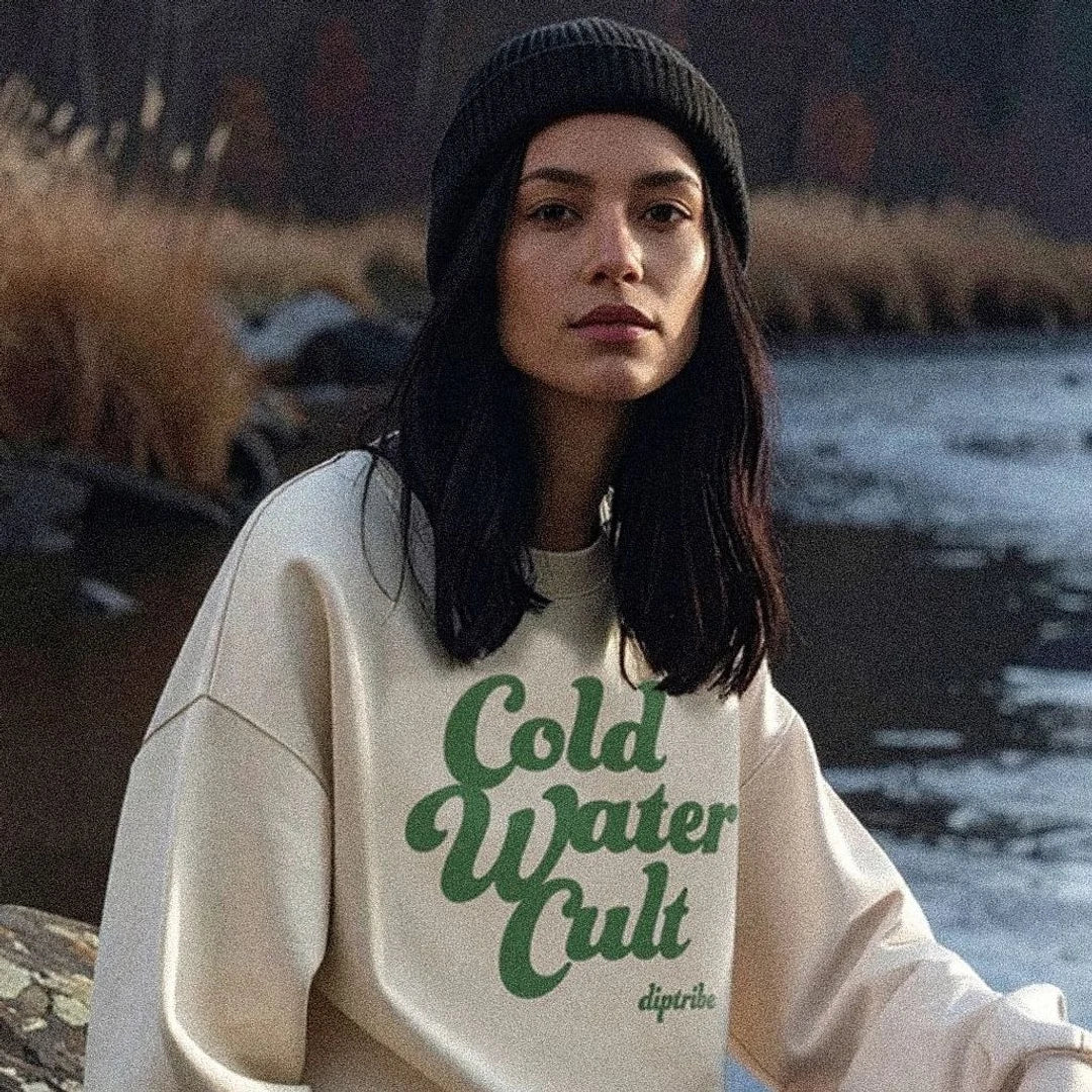 Cold Water Cult Relaxed-Fit Women's Sweatshirt – Outdoor Swimmer Shop