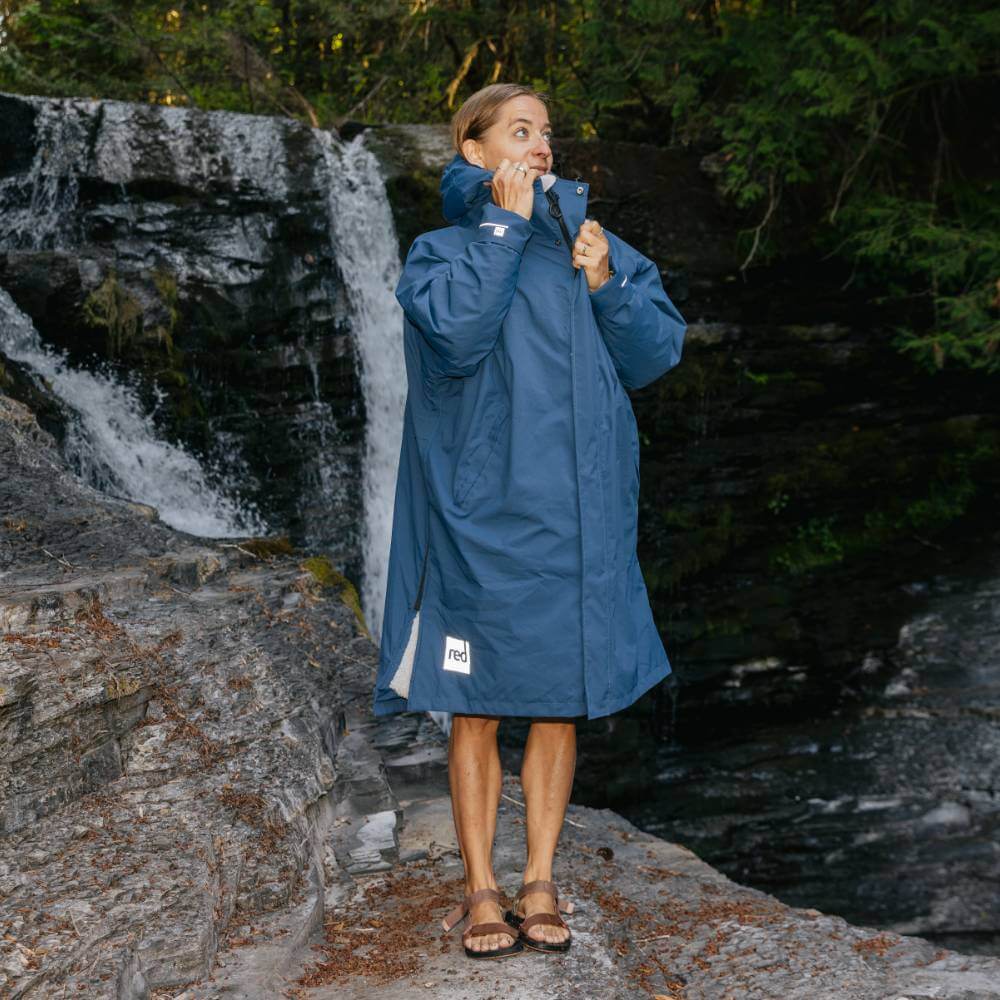 Red Women’s Long Sleeve Alter Evo Waterproof Changing Robe – Admiral ...