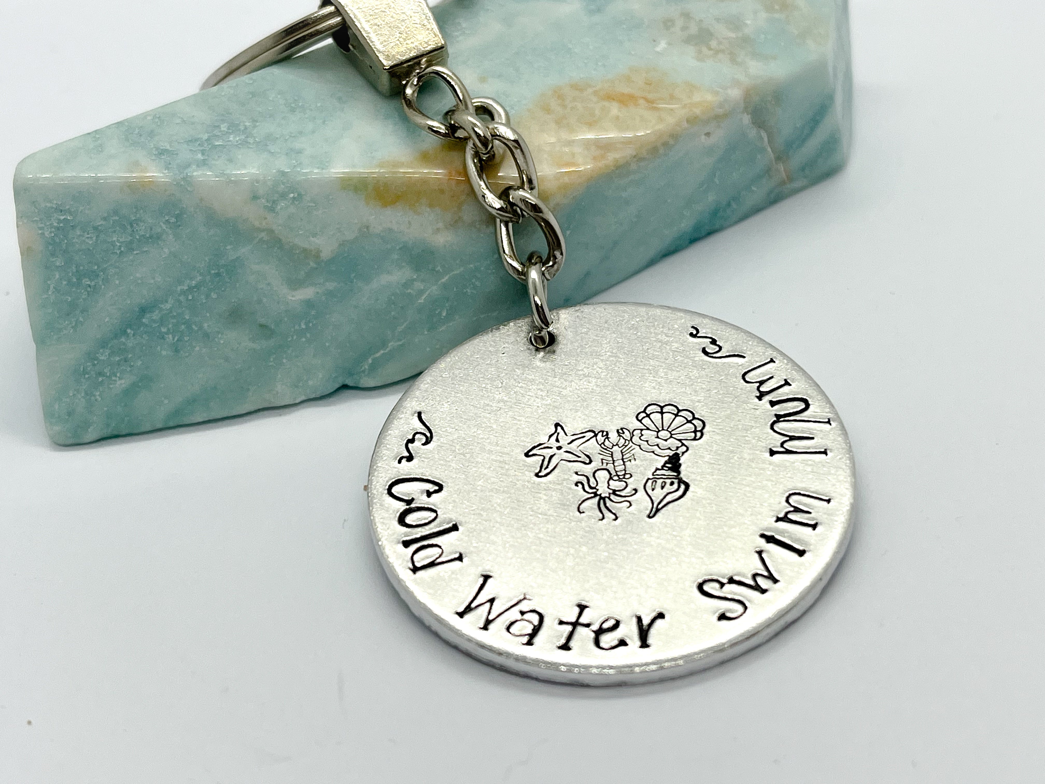 'COLD WATER SWIM MUM' Keyring – Outdoor Swimmer Shop