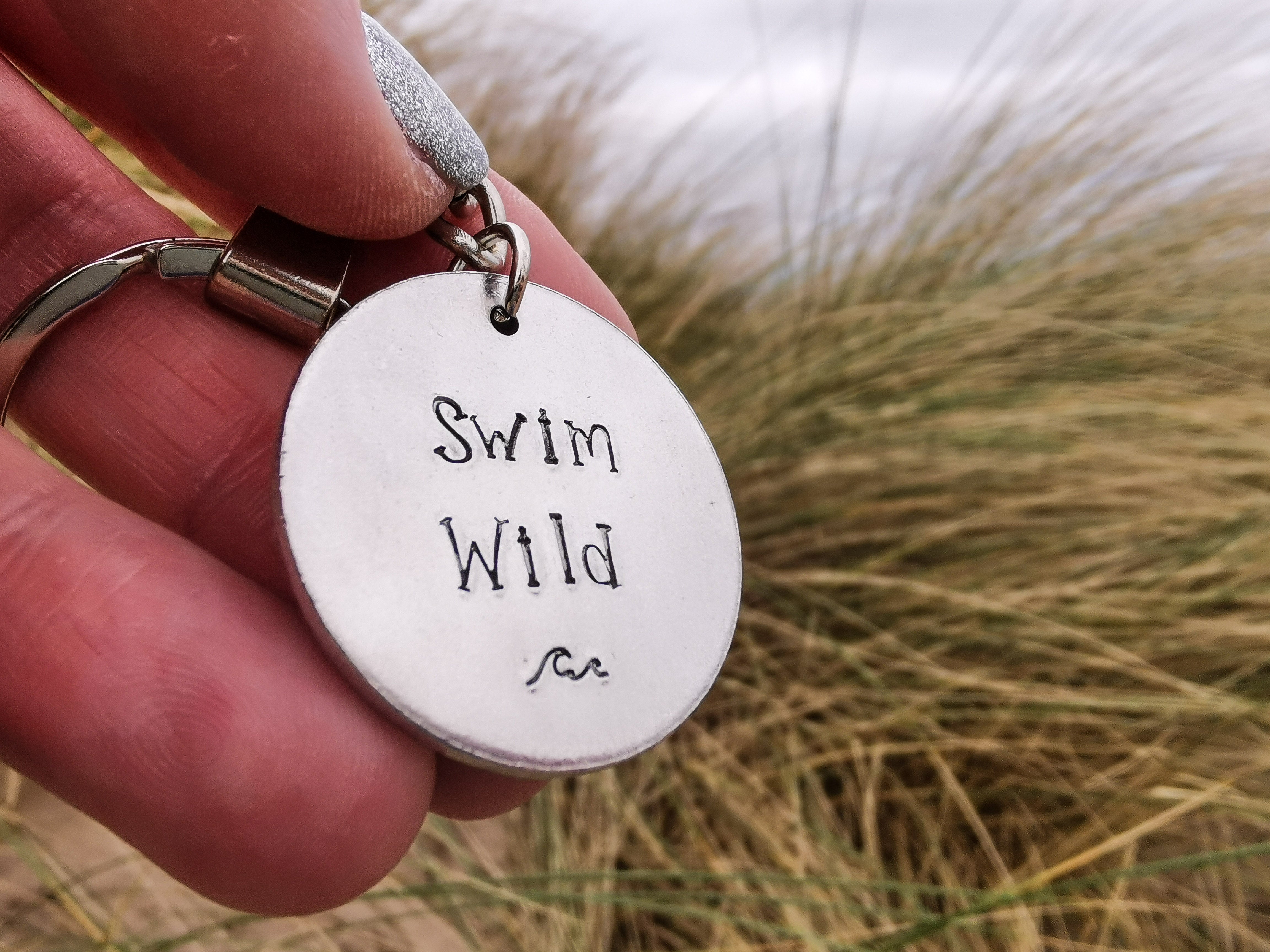 'SWIM WILD' Keyring – Outdoor Swimmer Shop